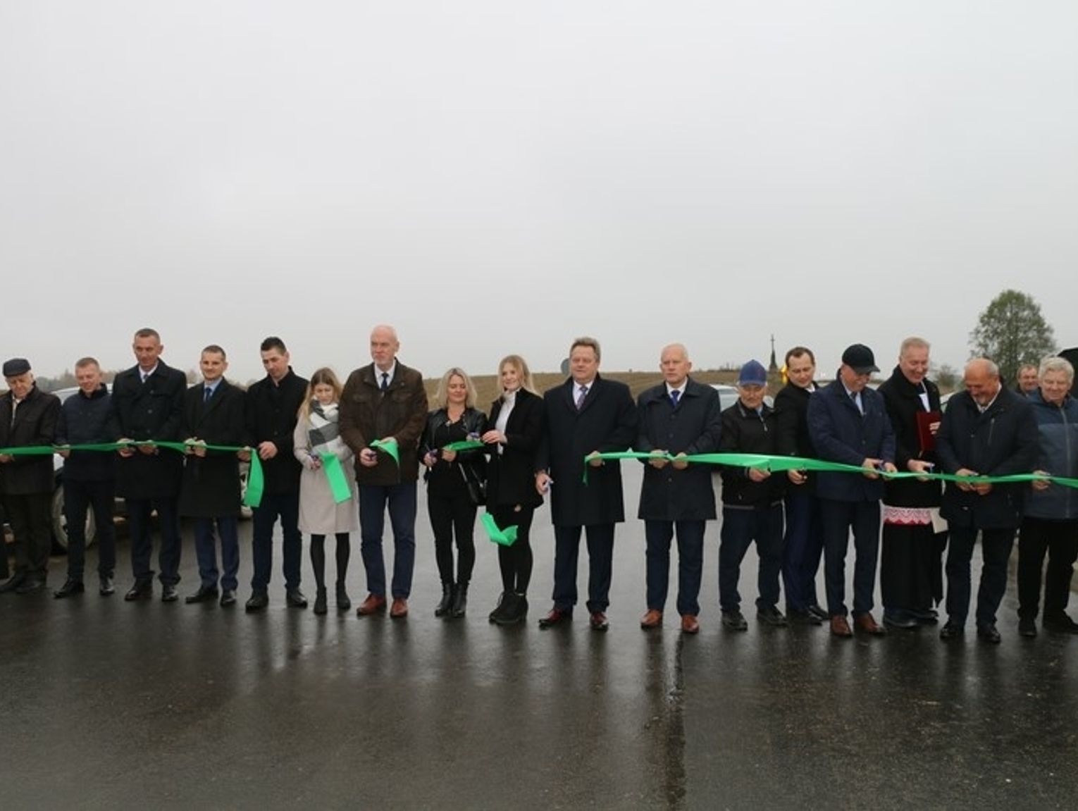 Otwarcie drogi w Kamionce Nowej(foto i video)