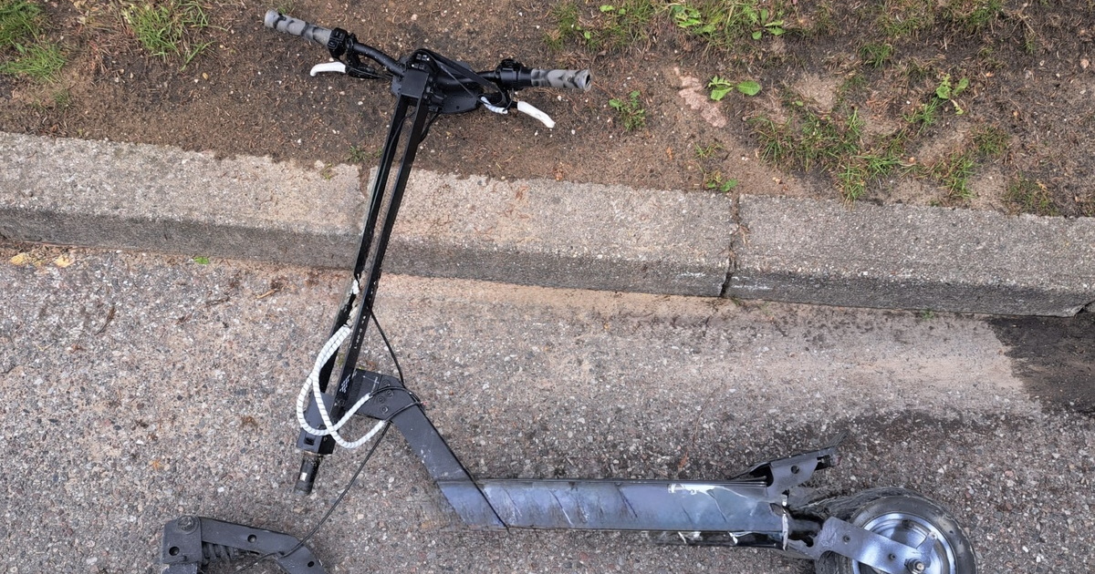 Wypadek 14-latka na hulajnodze elektrycznej